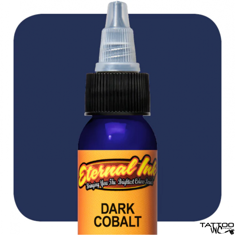 Eternal Tattoo Ink Dark Cobalt (1oz) - Eternal InkTattooINC